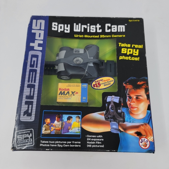 wild planet | Toys | Vintage Nwt Spy Wrist Cam Spy Gear Film Camera ...